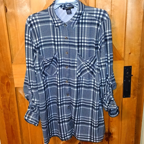 Robert Louis | Tops | Robert Louis Womens Long Sleeve Plaid Button Down ...